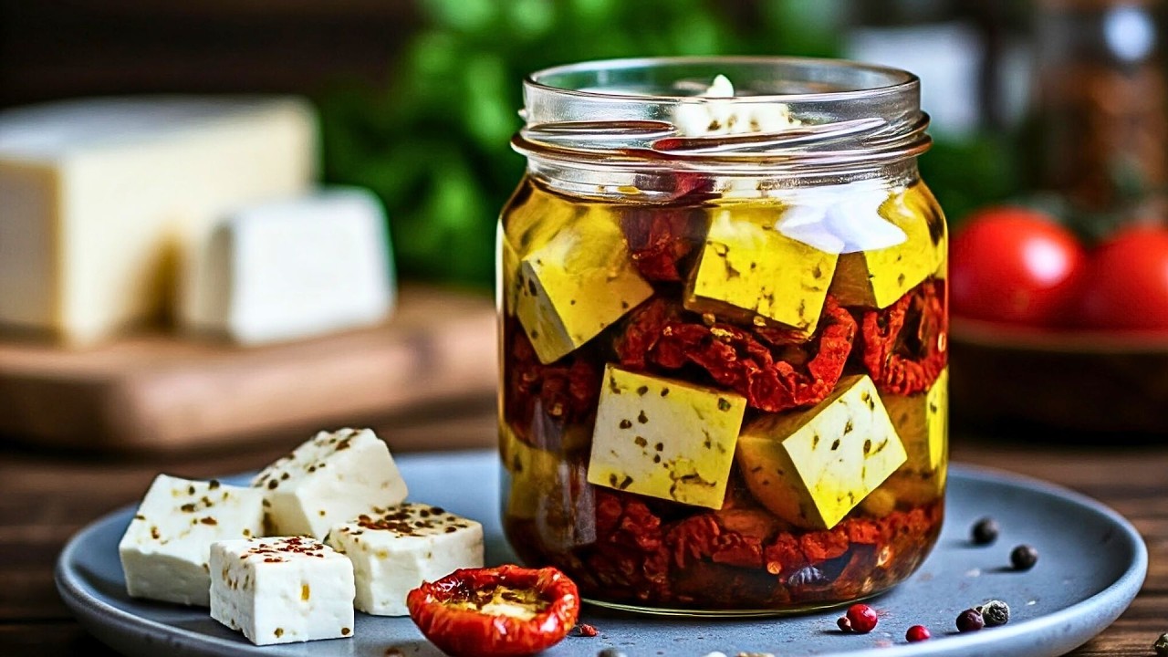 Queso en aceite ¡una explosión de sabores!