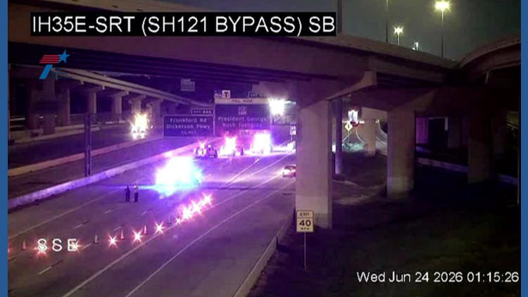 All southbound lanes of I-35E near the PGBT expected to be shut down ...