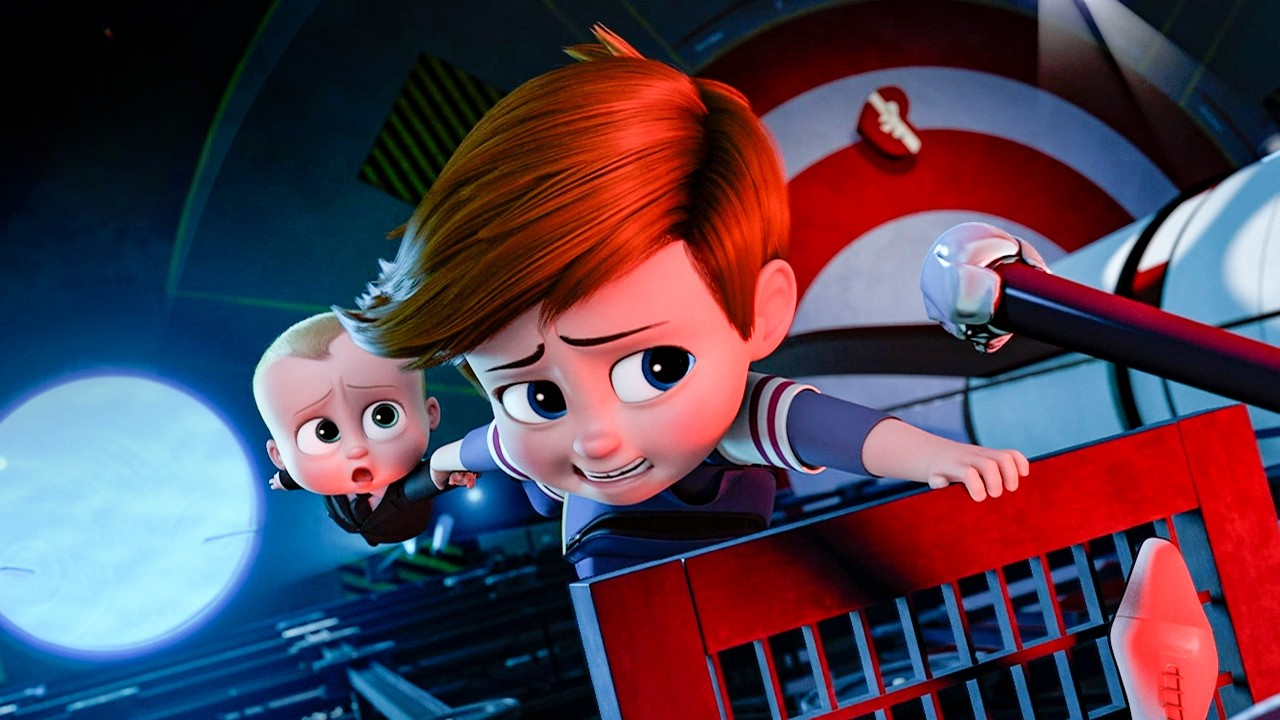 Boss Baby faces off against Francis Francis at Puppy Co headquarters ...