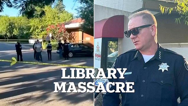 California police share update on deadly shooting inside library