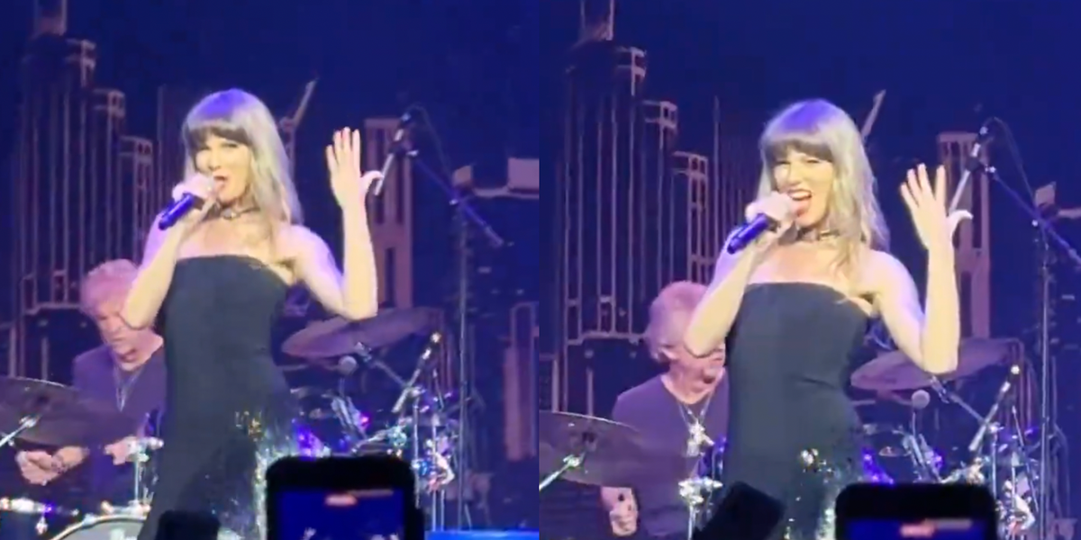 Watch fans lose it when Taylor Swift flashes her ring during surprise ...