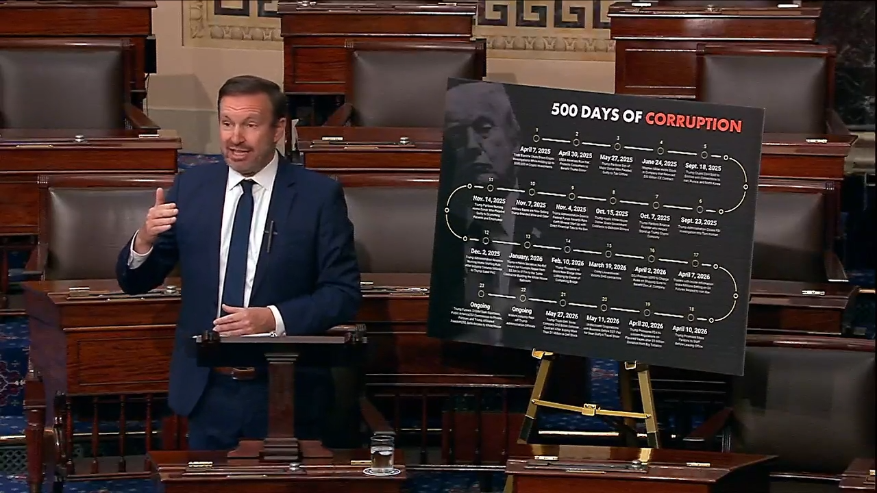 'It's never-ending': Chris Murphy calls out Trump on his blatant ...