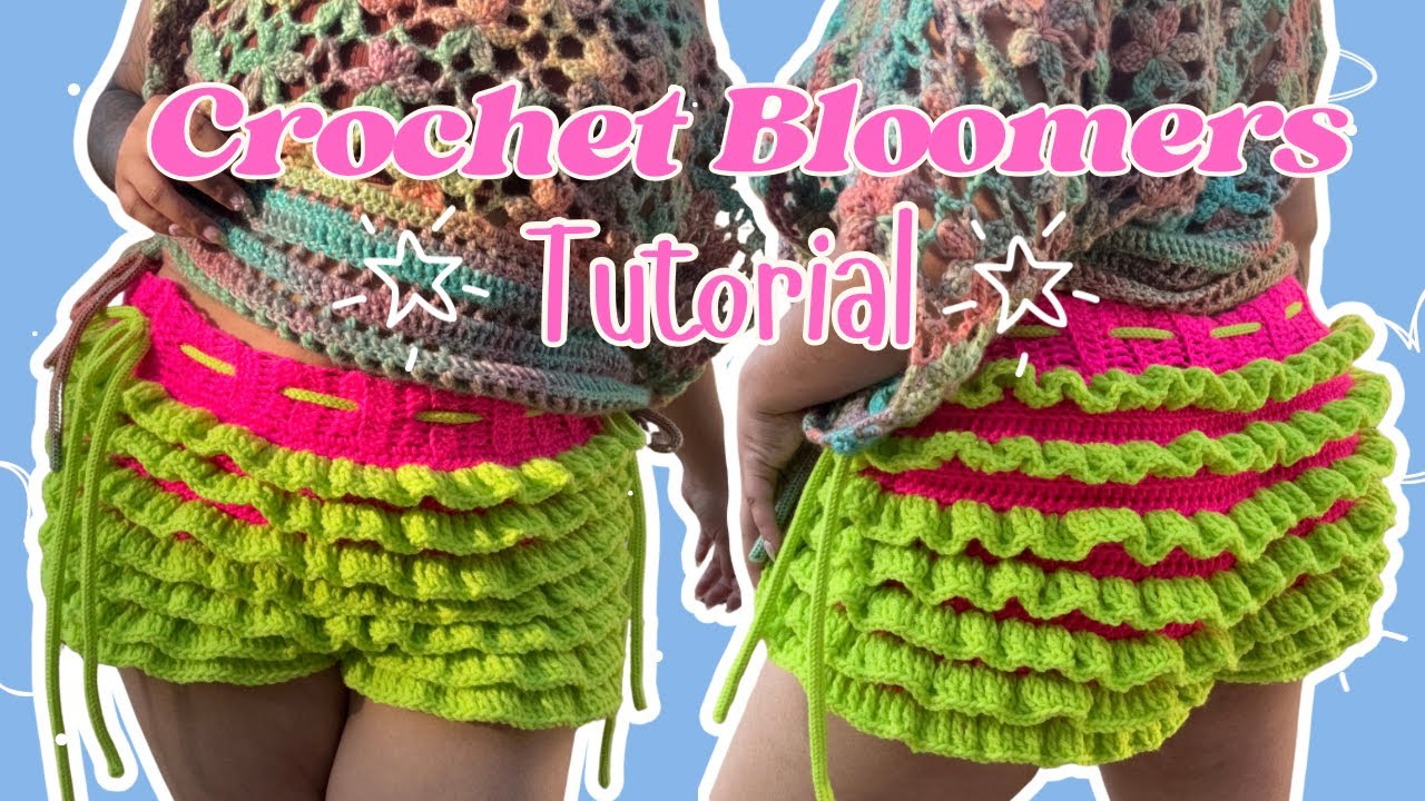 The fastest way to crochet bloomer shorts for beginners
