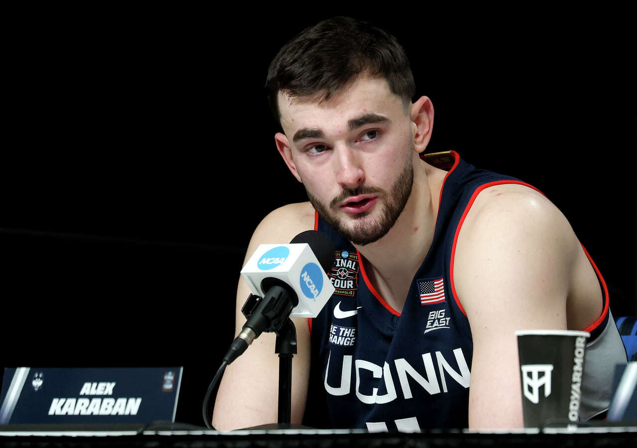 Alex Karaban's dream fulfilled: He's a first-round NBA draft pick ...