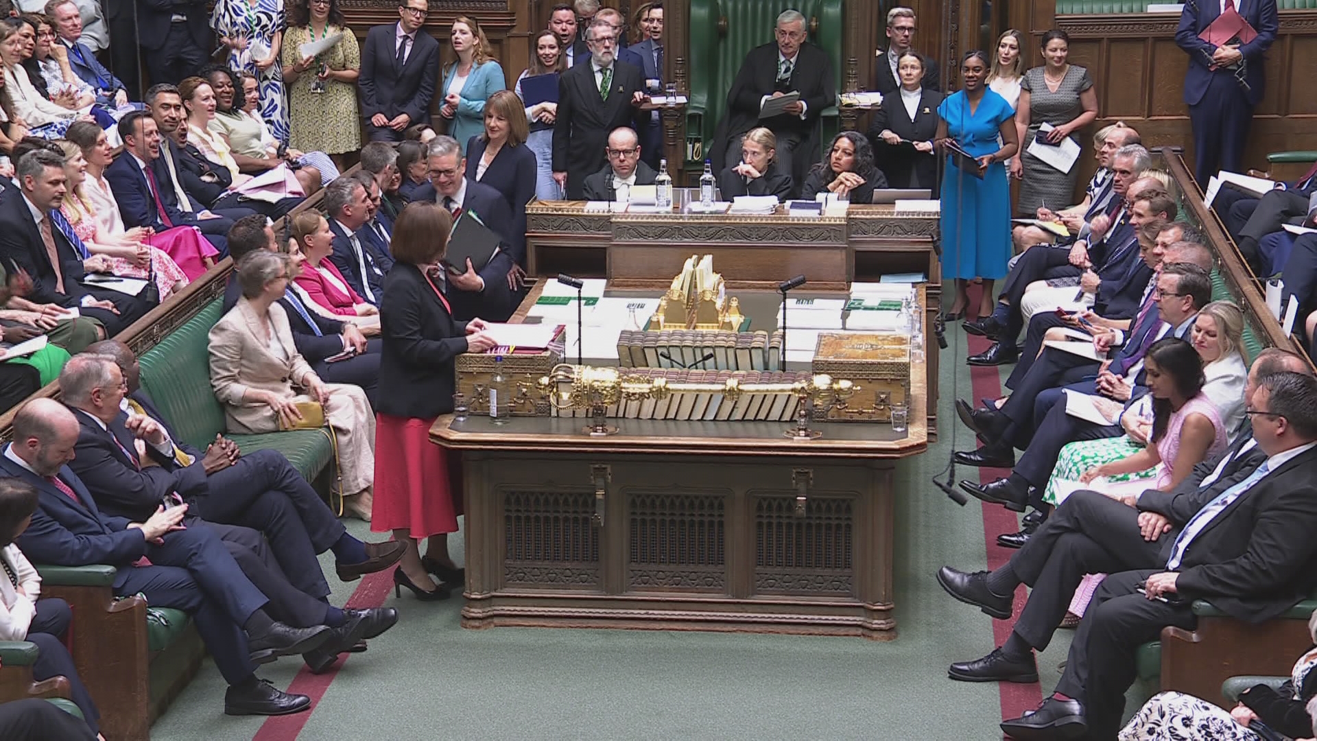 MPs welcome Starmer with cheers
