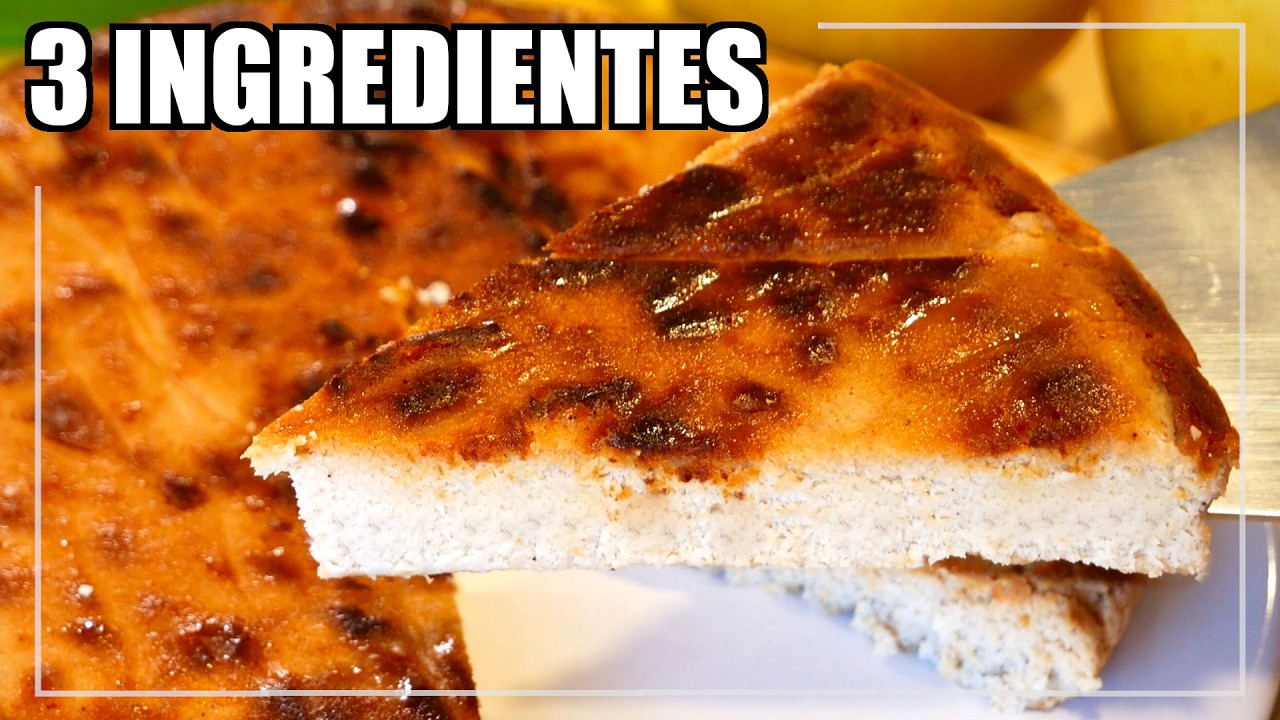 La torta de manzana con 3 ingredientes que sorprende