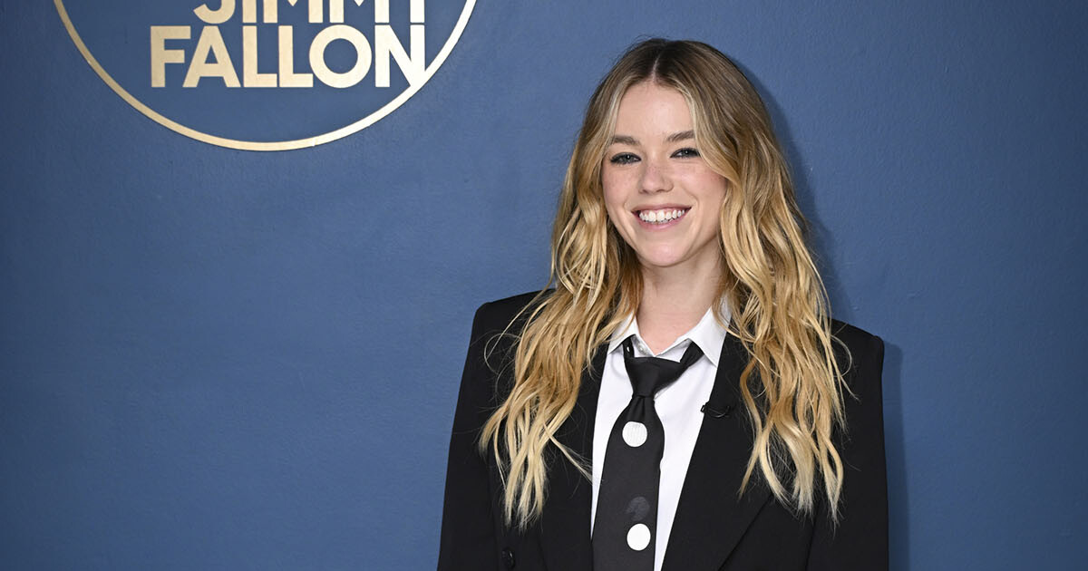 Milly Alcock wore Paul Smith on The Tonight Show Starring Jimmy Fallon