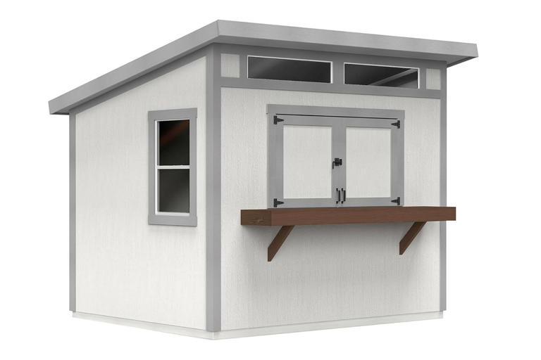 This Amazon storage shed with a second-floor loft looks like a tiny ...