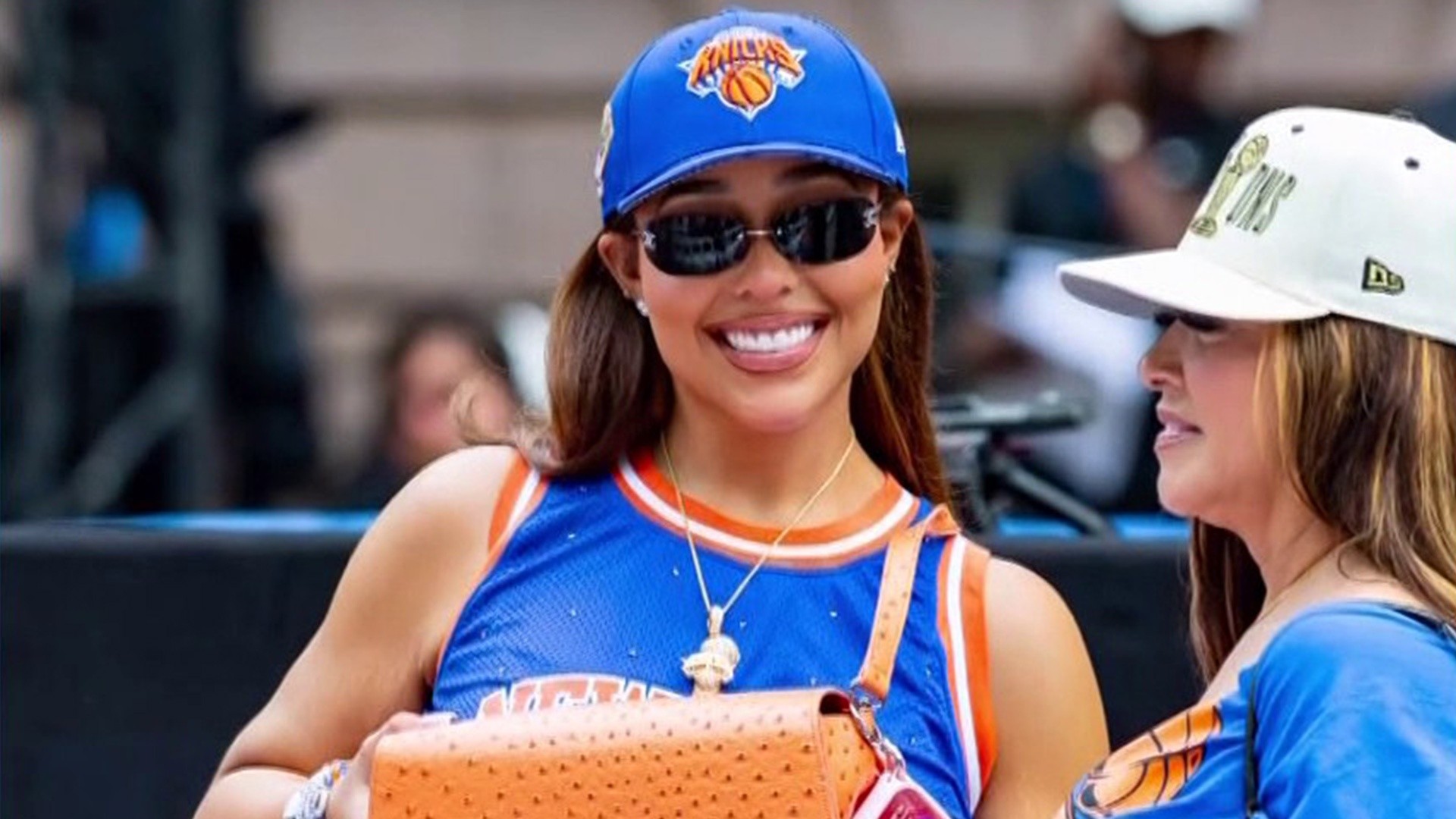 NY's Guggenheim to display Jordyn Woods’ lucky Knicks clutch