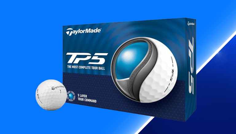 The TaylorMade TP5 golf ball is on sale during Amazon Prime Day