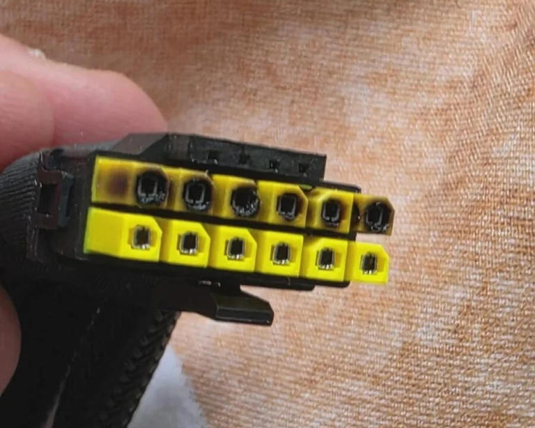 Another RTX 5090 faces power connector meltdown during testing