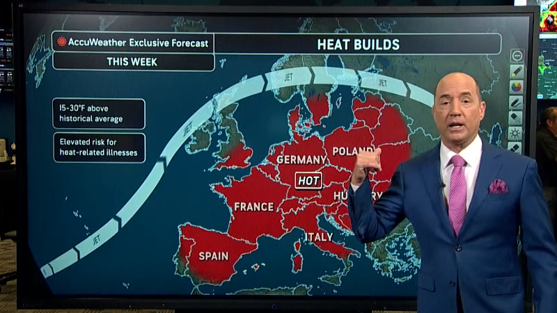 Record heat wave turning deadly in Europe