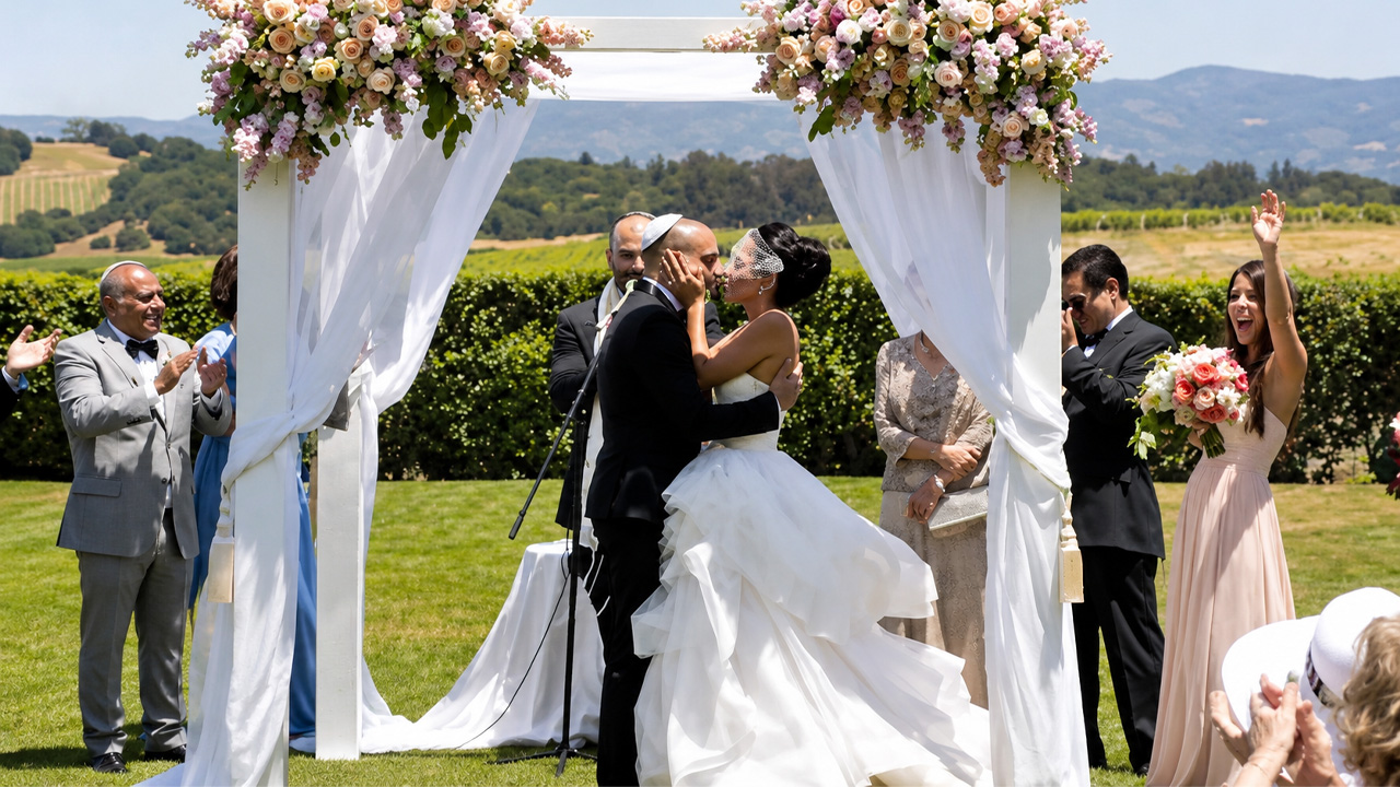 A California real wedding filled with warm romance and elegant details