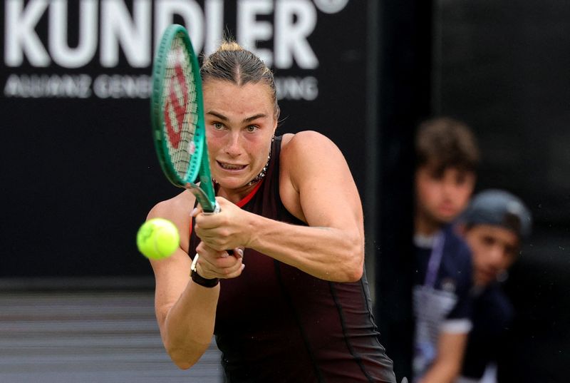 Tennis top contender Sabalenka faces fresh scrutiny at Wimbledon as ...