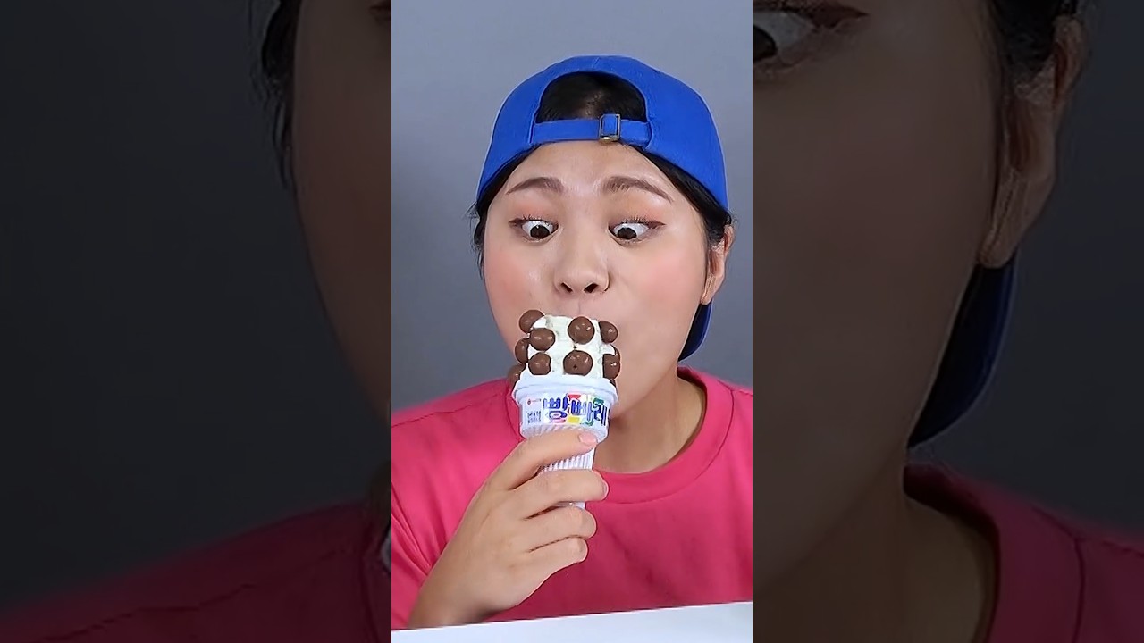 Chocolate ice cream mukbang 초콜릿 아이스크림