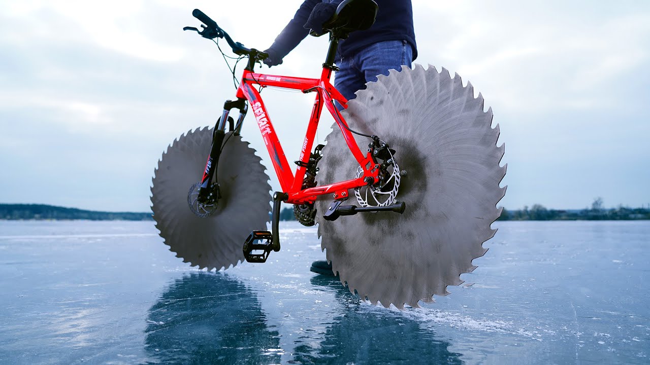 Epic cycling on ice