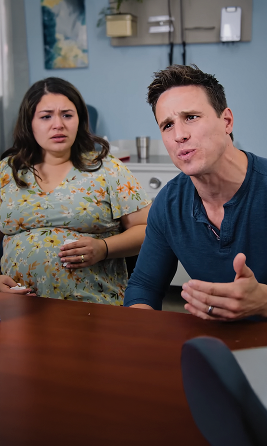 Husband dumps pregnant wife at hospital?