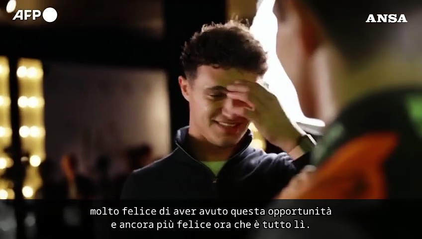 Lando Norris incontra la sua statua di cera a Londra, è il luogo perfetto