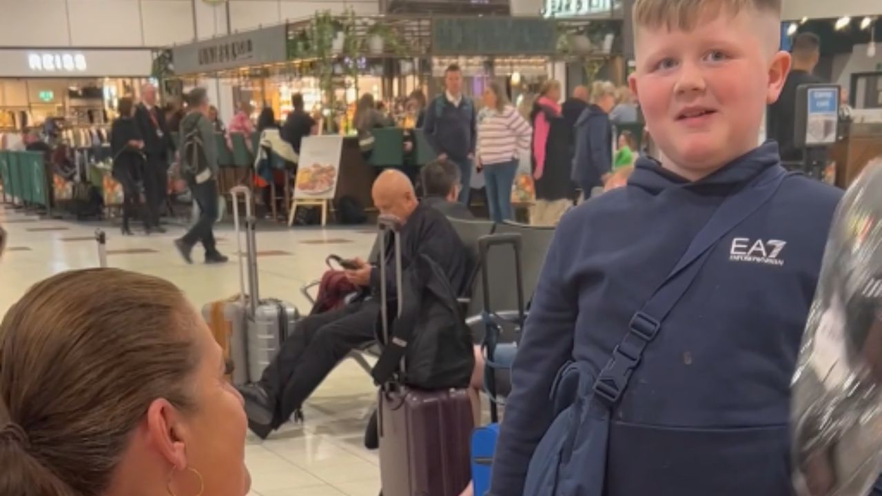 Grateful boy finds out that he's going on his first-ever holiday after ...
