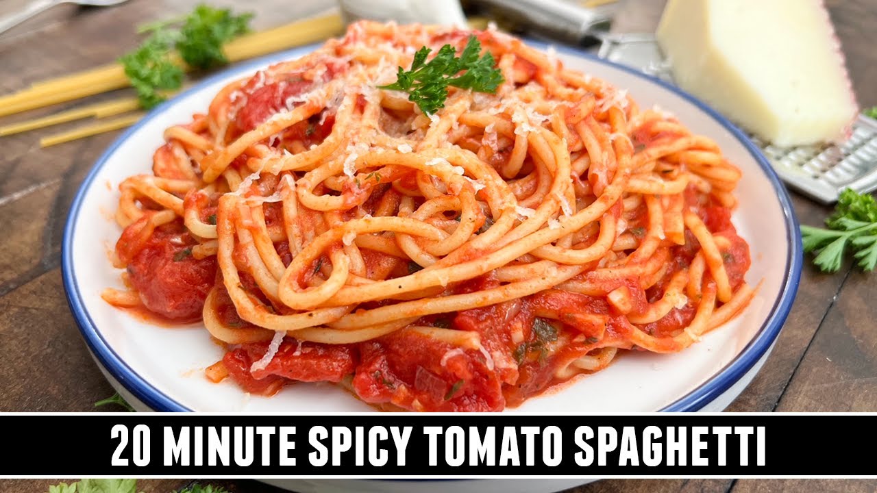 Spicy tomato spaghetti: An easy 20-minute pasta recipe with bold flavor
