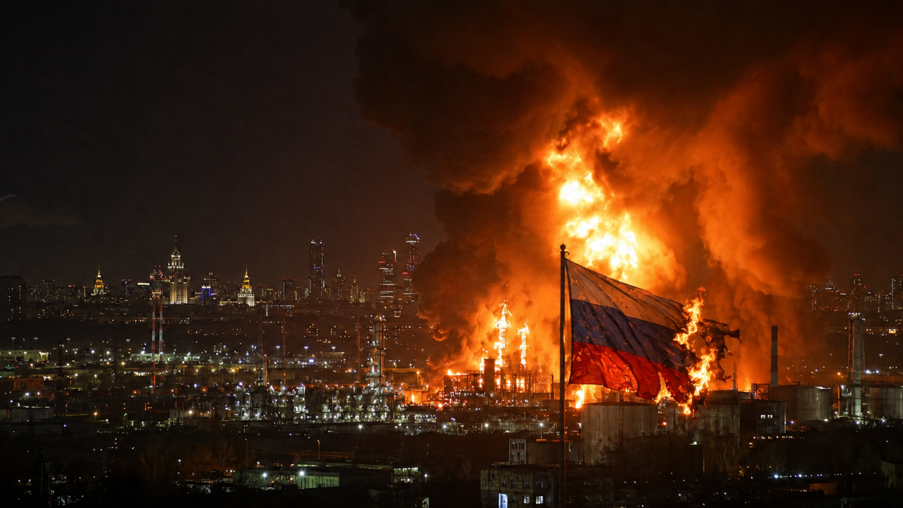 Ukraine drones hit Moscow refinery — Russia's capital under largest ...