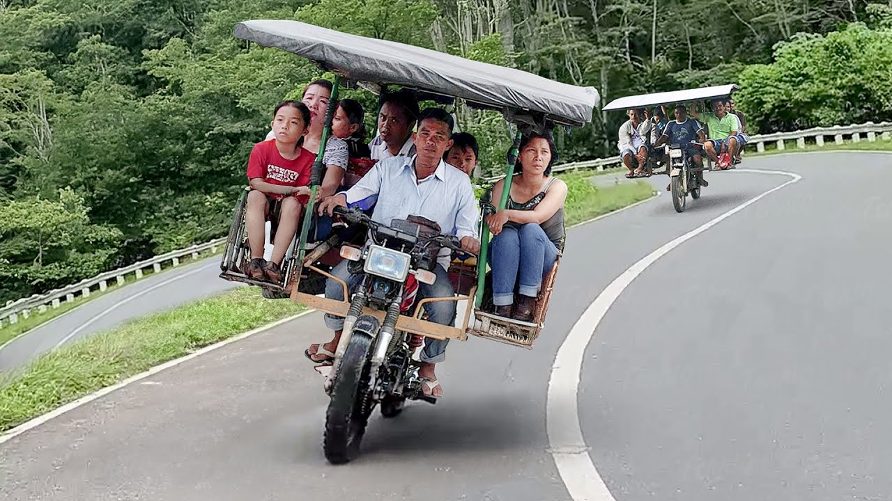 Riding cheapest multi seater coaster bike from village to city