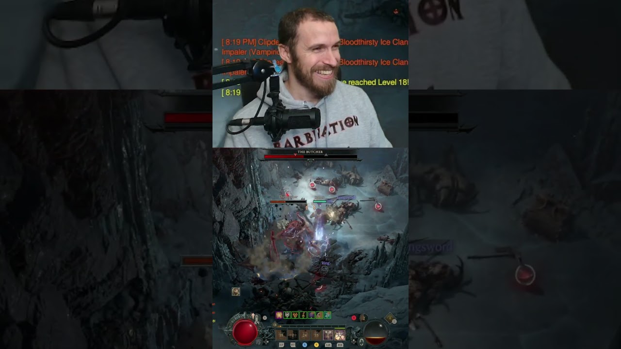 Can I survive my hardcore butcher fight in Diablo 4 season 9?
