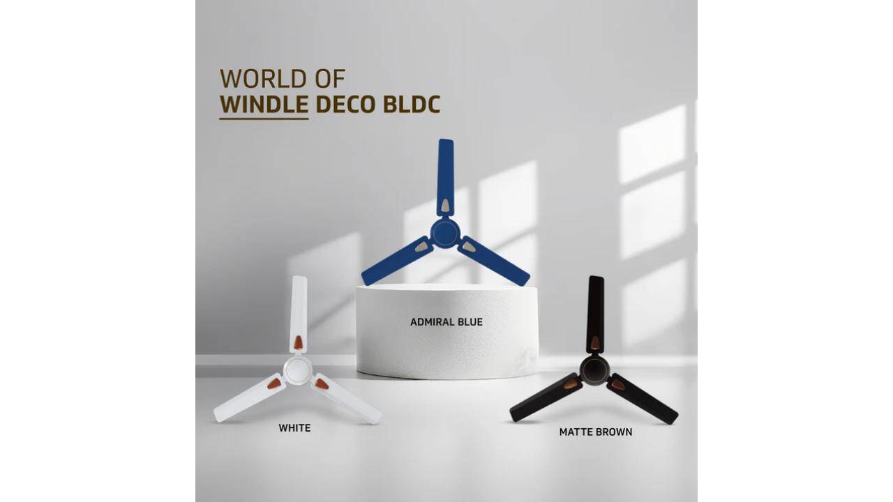 V-Guard launches Windle Deco BLDC ceiling fan in India, priced at Rs 2,500