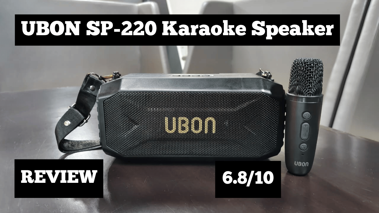 UBON SP-220 karaoke speaker review: Loud sound, karaoke support and ...