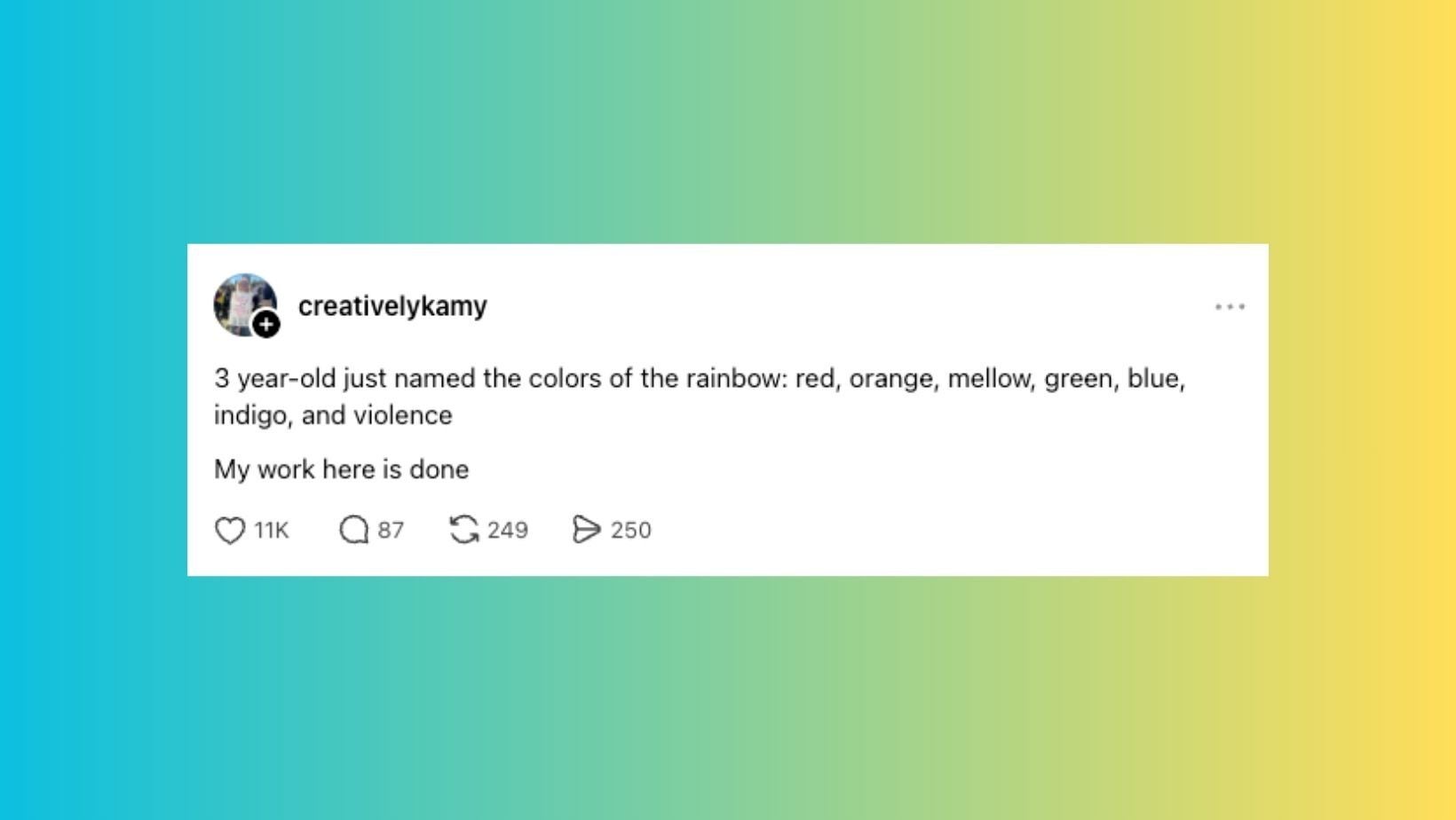 25 funny posts about what kids call things