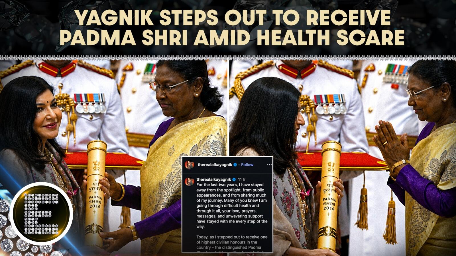 Alka Yagnik's emotional comeback message after worrying public appearance