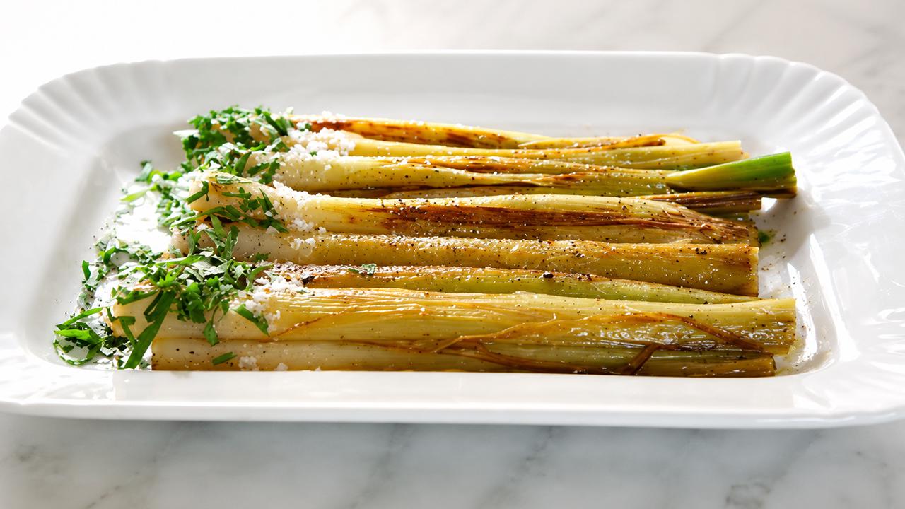 Braised leeks recipe that highlights delicate flavour and texture