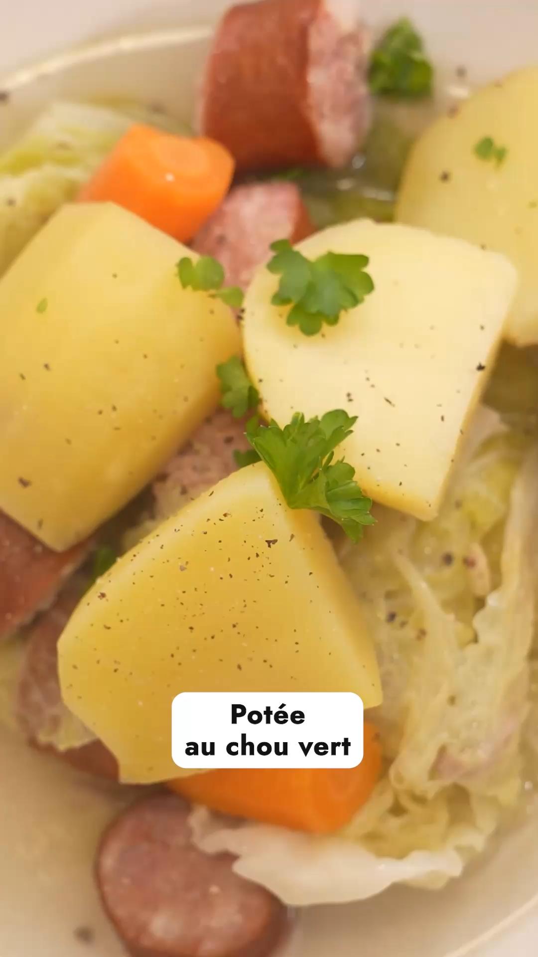 Potée au chou vert