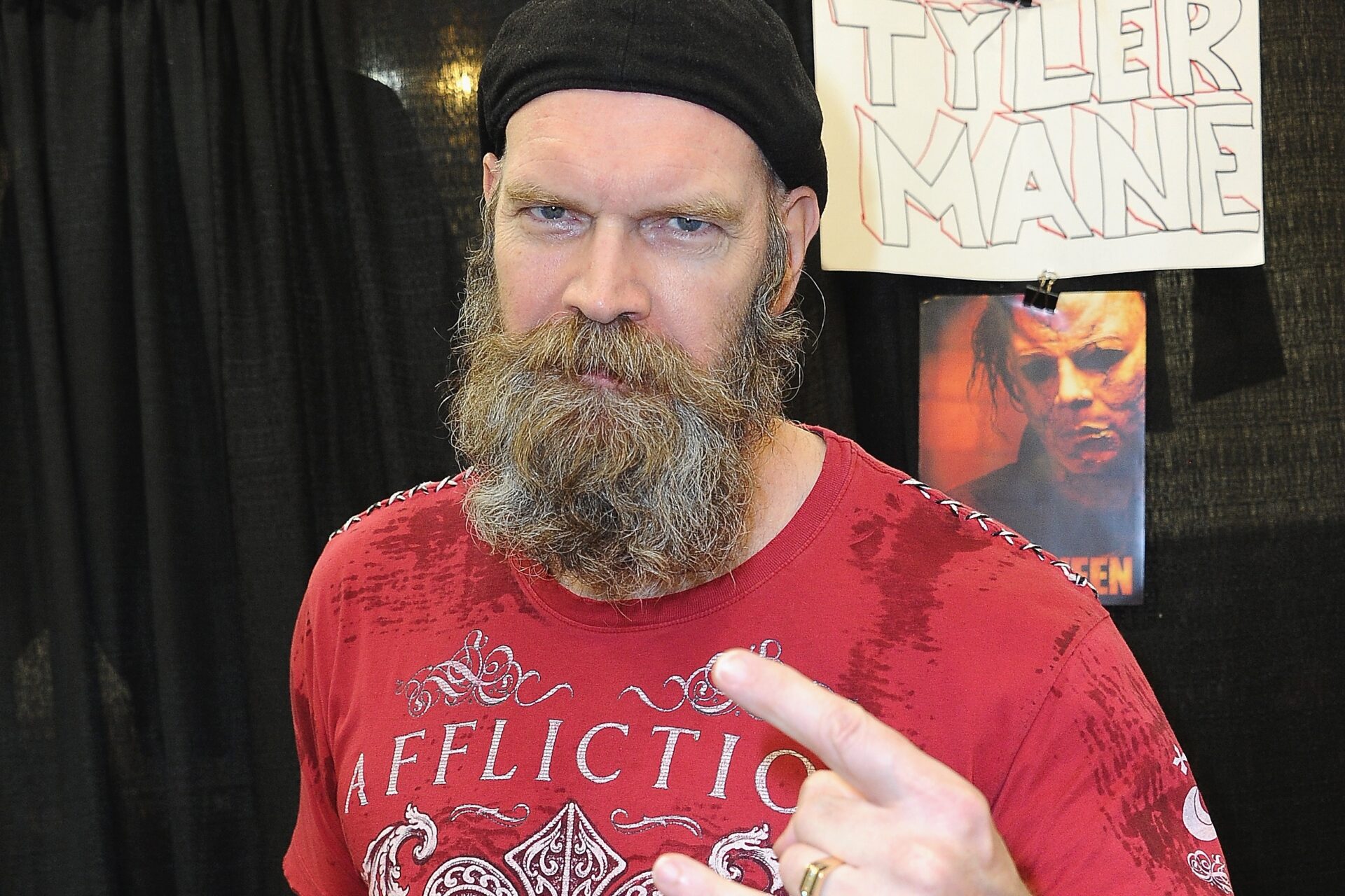 Tyler Mane fights male breast cancer and raises awareness about it