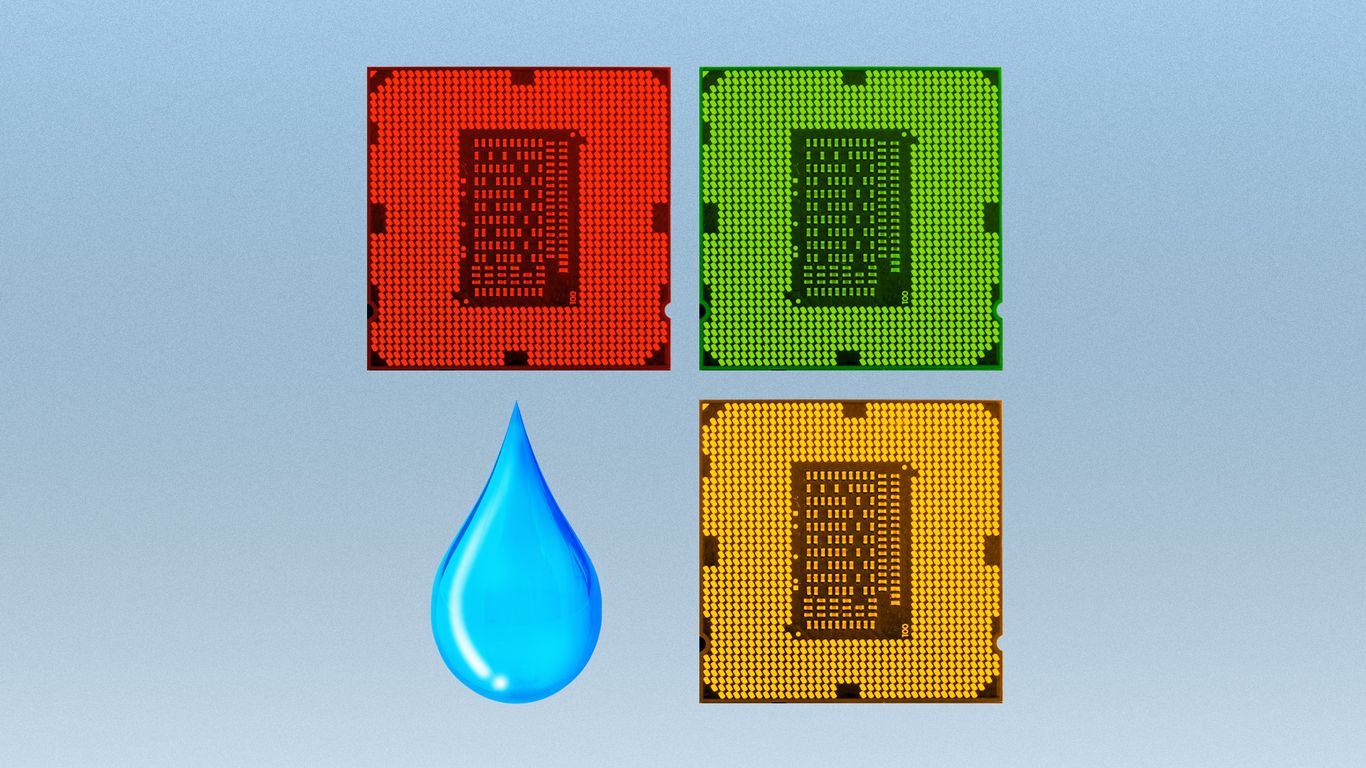 Microsoft points to lower water use in AI era