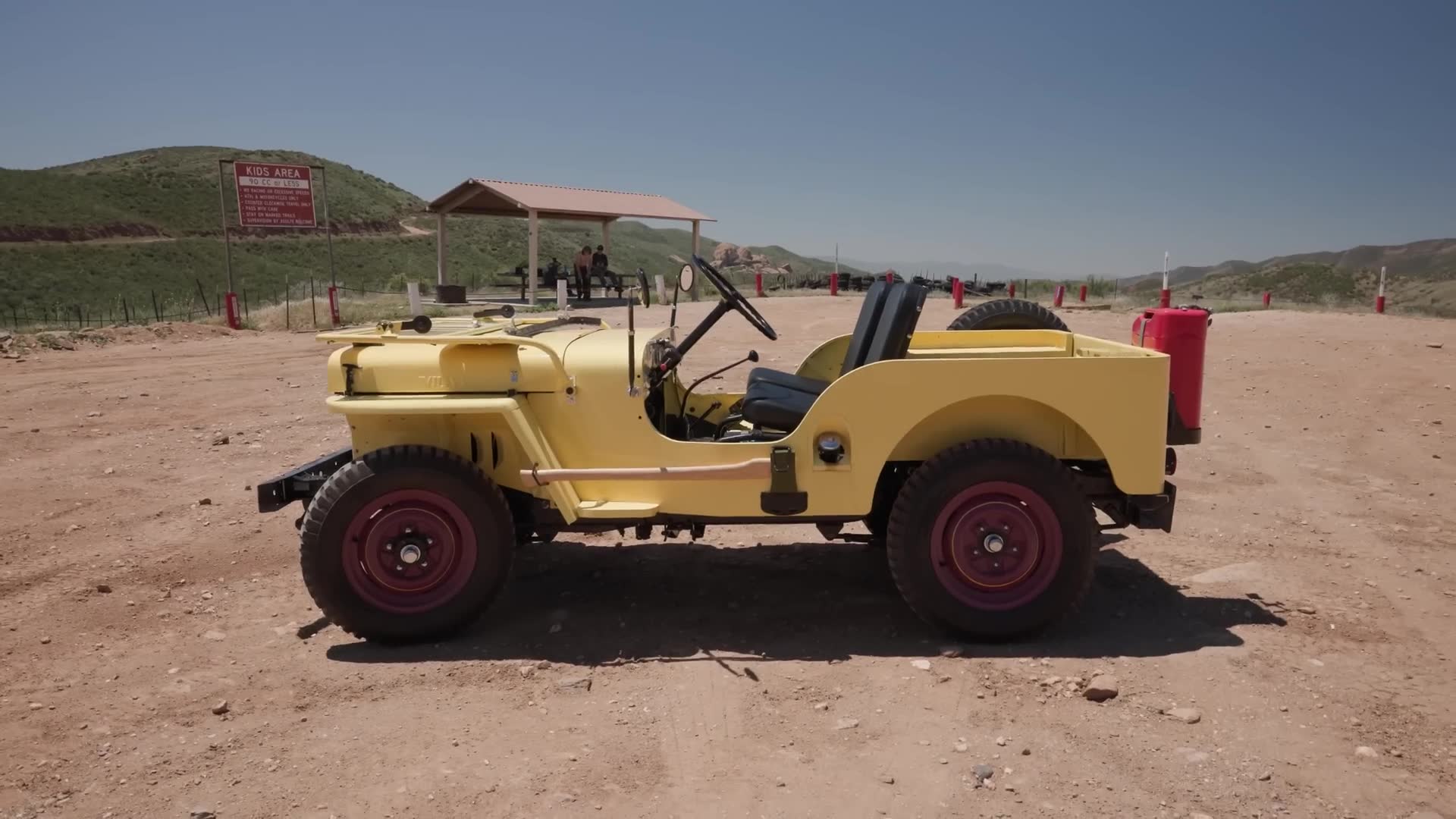 We crawled rocks in an 80-year-old military Jeep