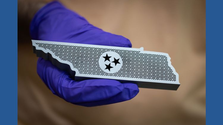 3D printed stainless steel model of Tennessee added to America250 time ...