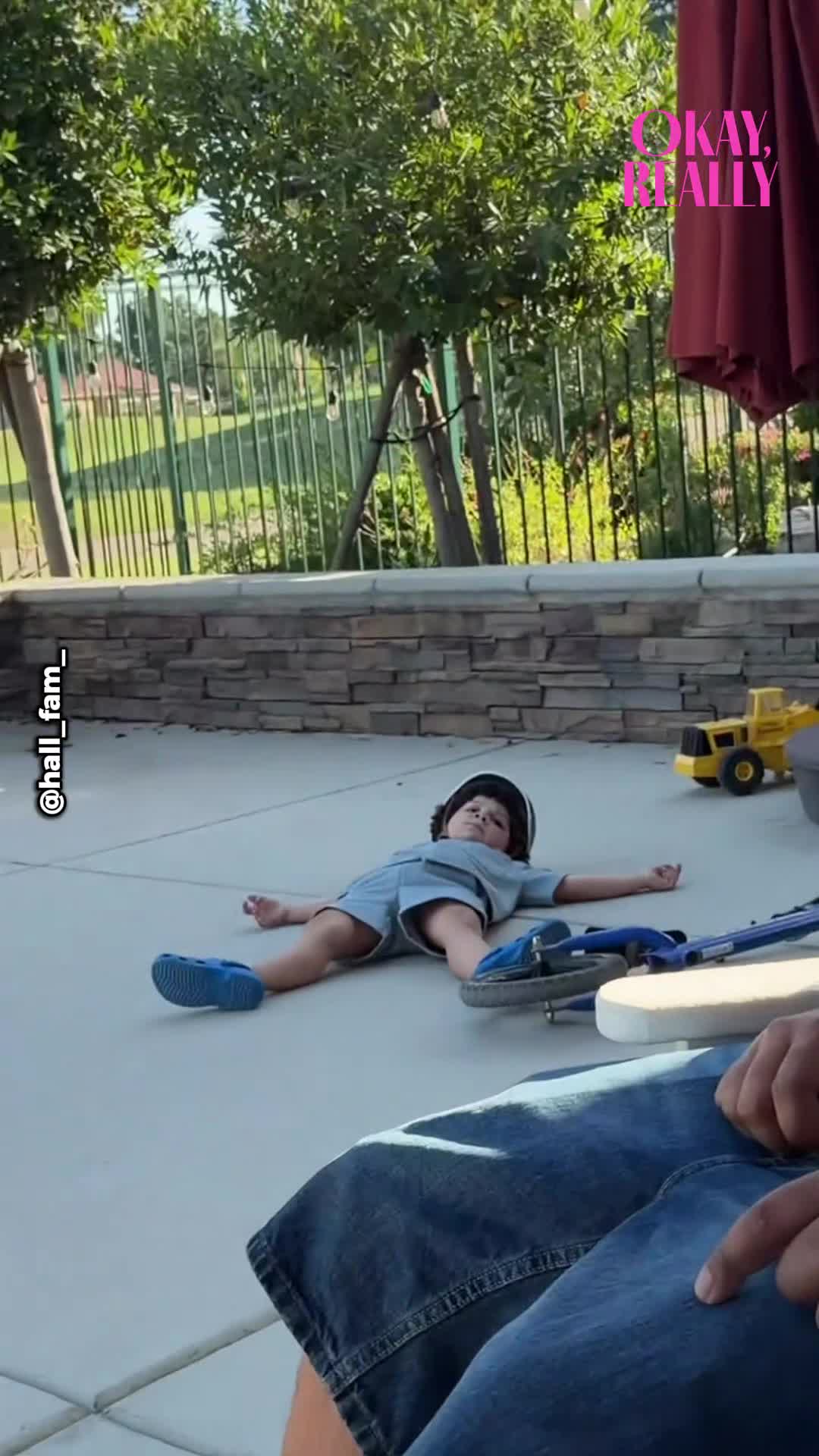 Young boy's bike ride ended with an unexpected realization