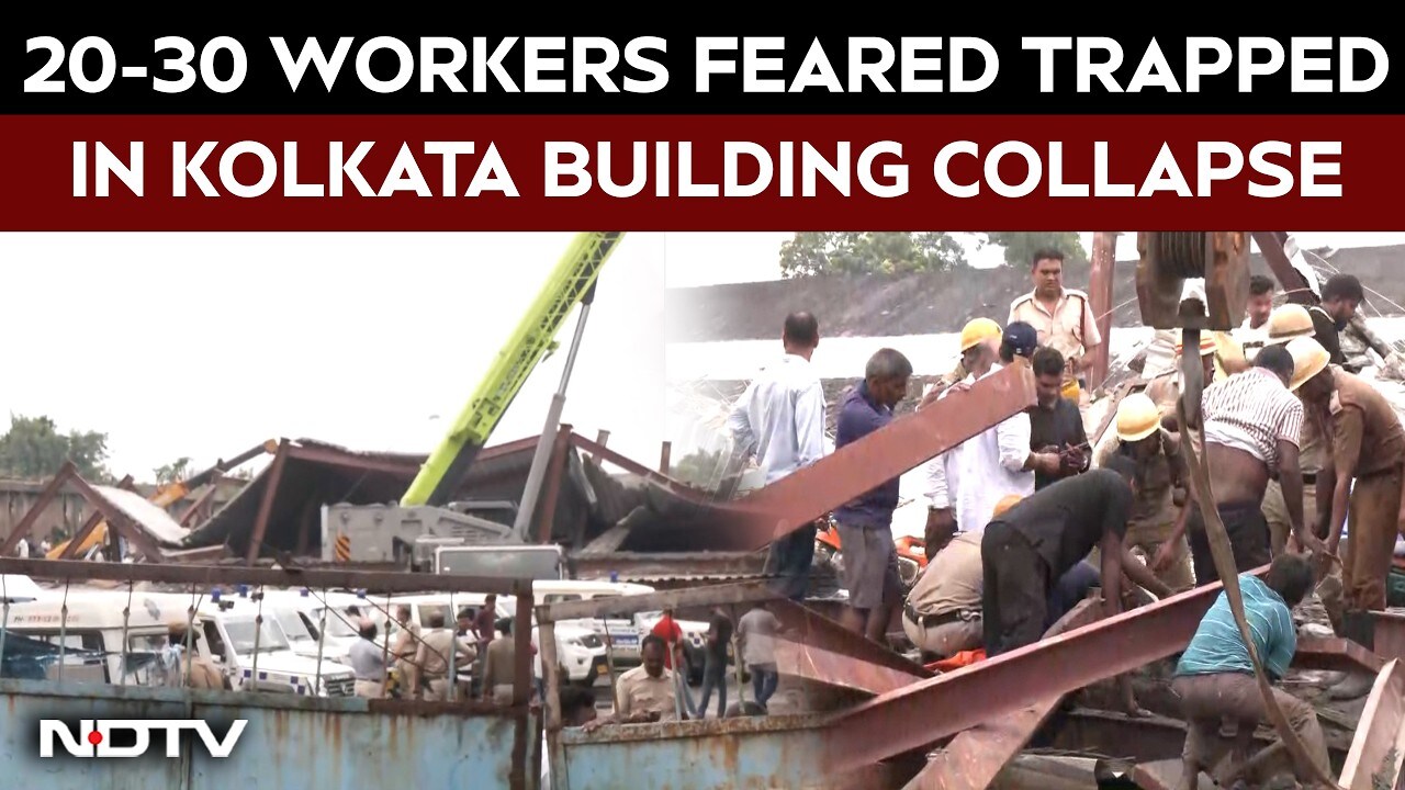 Under-construction building collapses in Kolkata, workers feared trapped