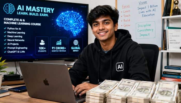 19-year-old Indian teenager reportedly earns Rs 1 crore monthly from AI ...