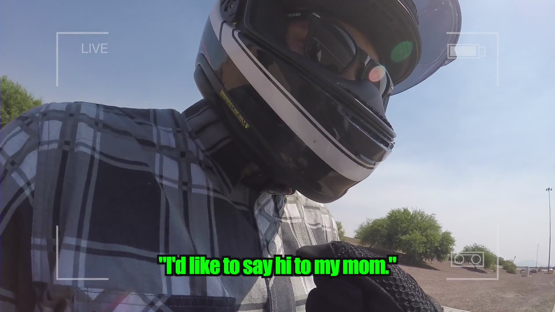 A buddy ignored his fuel gauge and ran his bike dry right in the middle ...