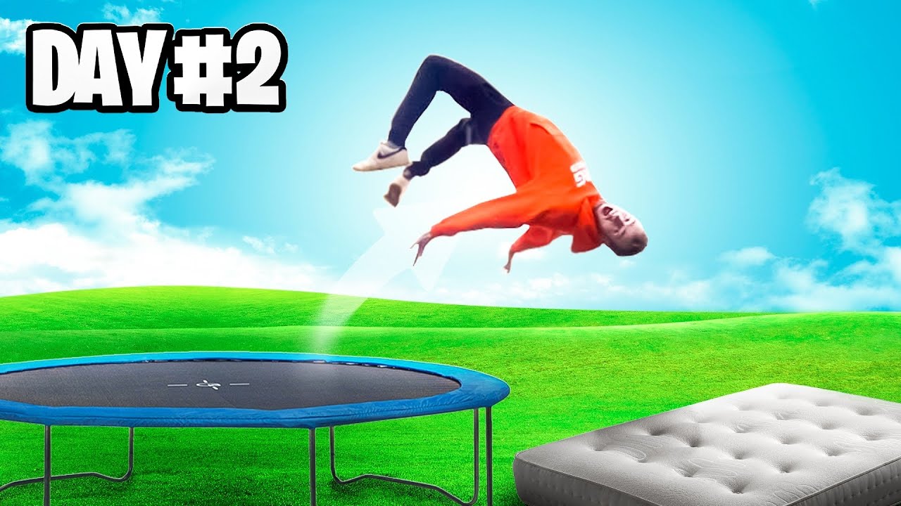 Learning seven new flips in seven days challenge progress