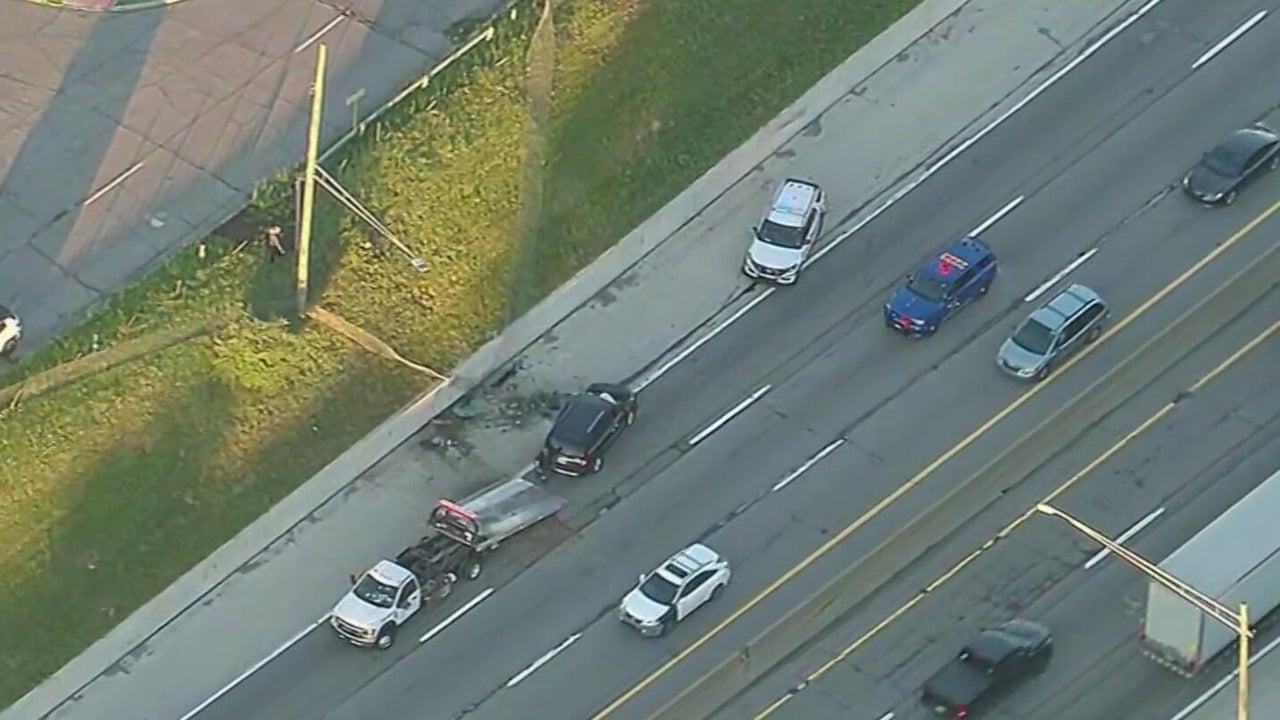 Rollover crash on I-94