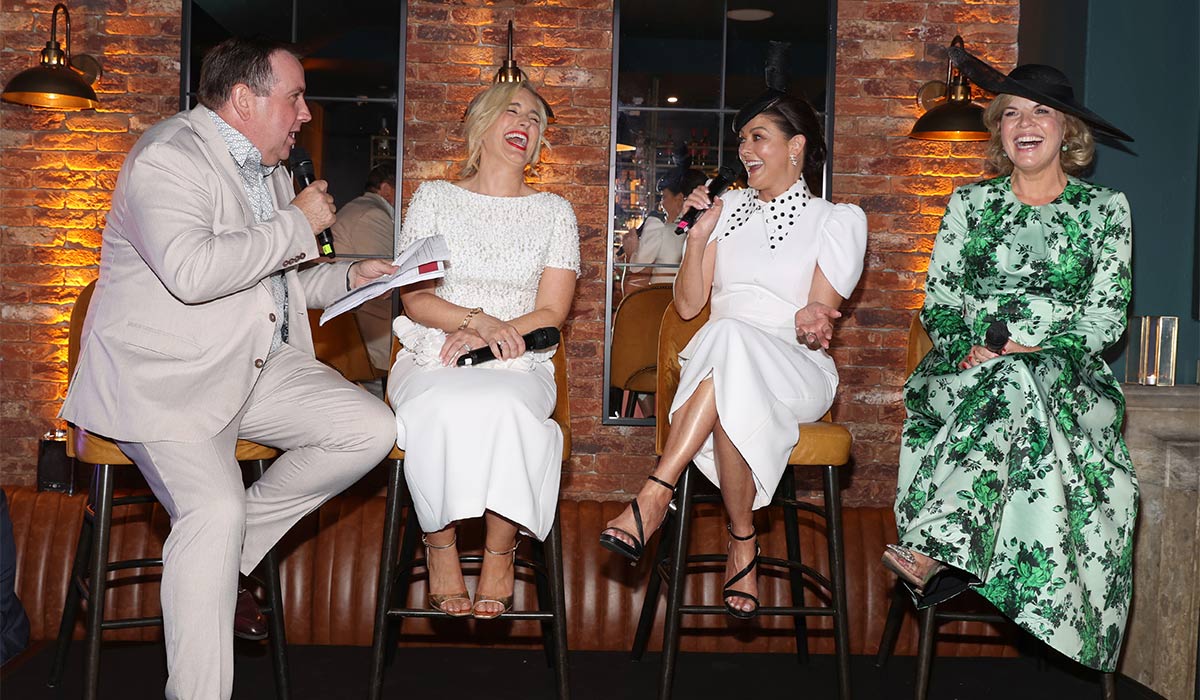 Jennifer Wrynne turns to go-to dress for glam Galway Races party