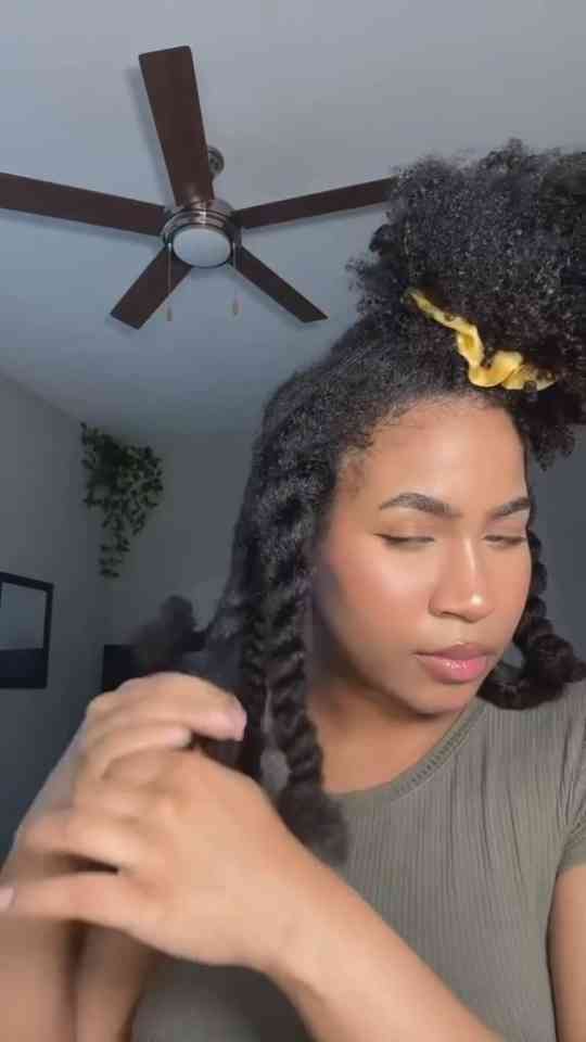 My weekly natural hair routine in real life