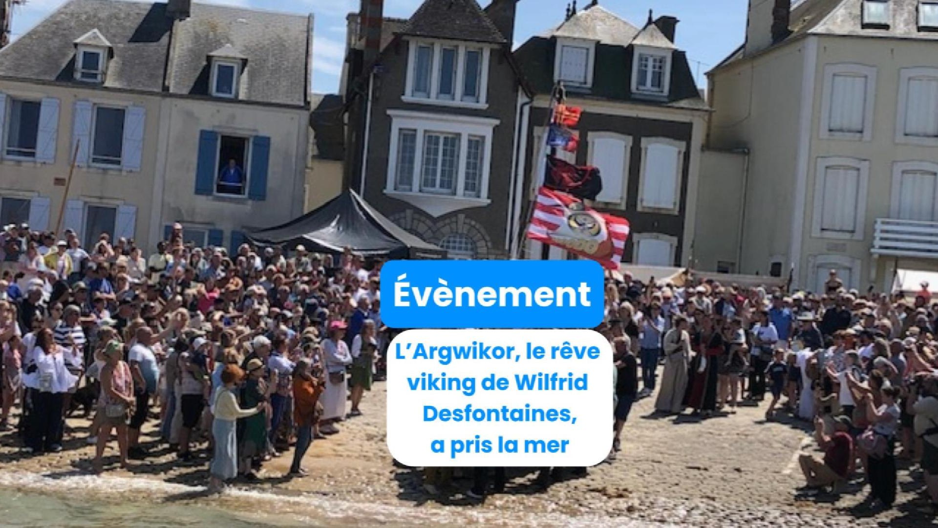 Grandcamp-Maisy : l'Argwikor prend enfin la mer
