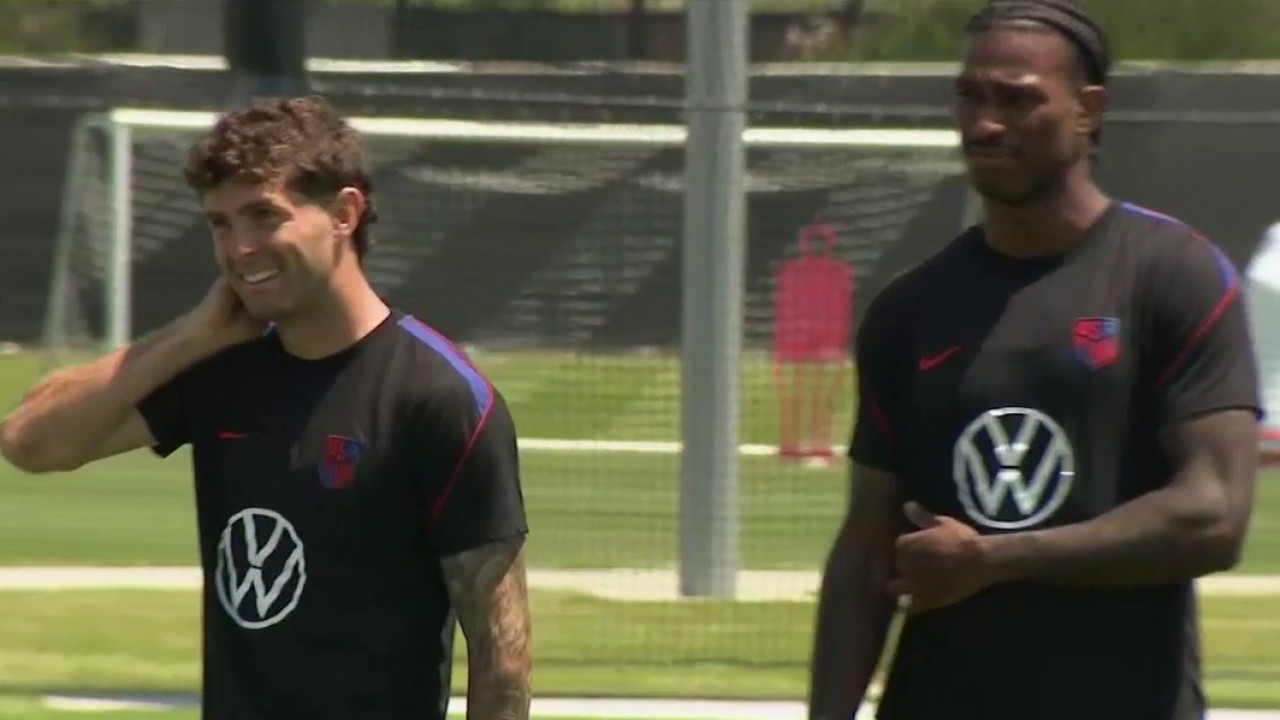 Team USA getting ready for Thursday match