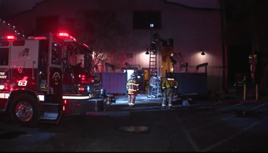 Firefighters contain small fire at historic Nimbus Winery building