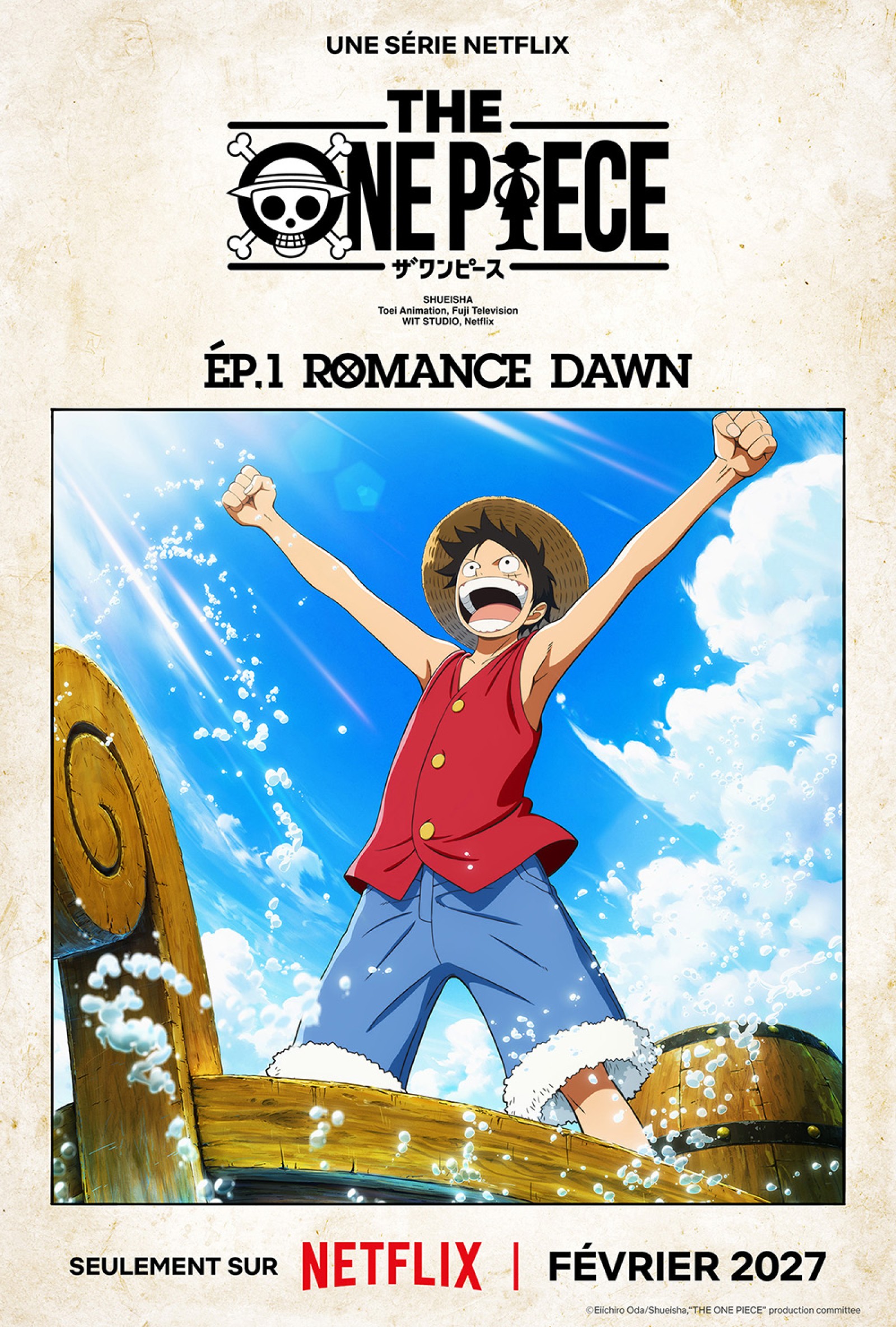 The One Piece : trailer et date pour la version anime Netflix