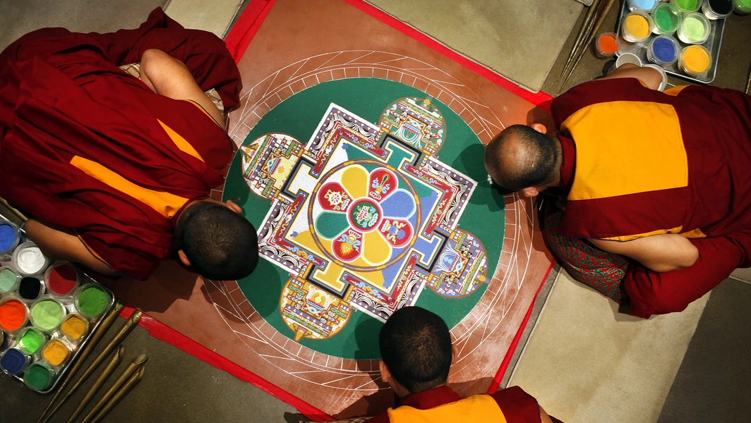 Finding your calm through mandala art